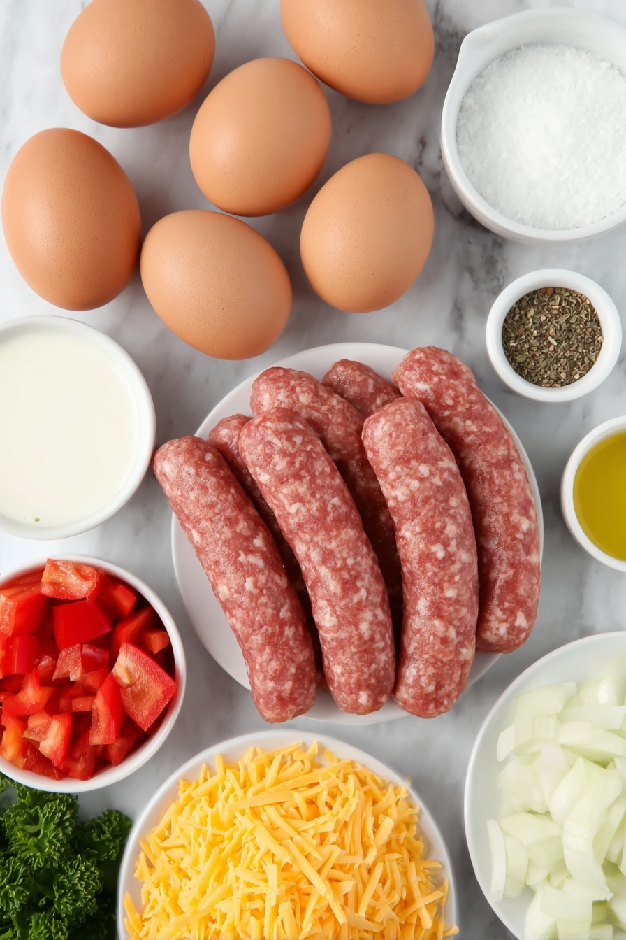 Sausage Bagel Breakfast Casserole - Delicious Brunch Idea