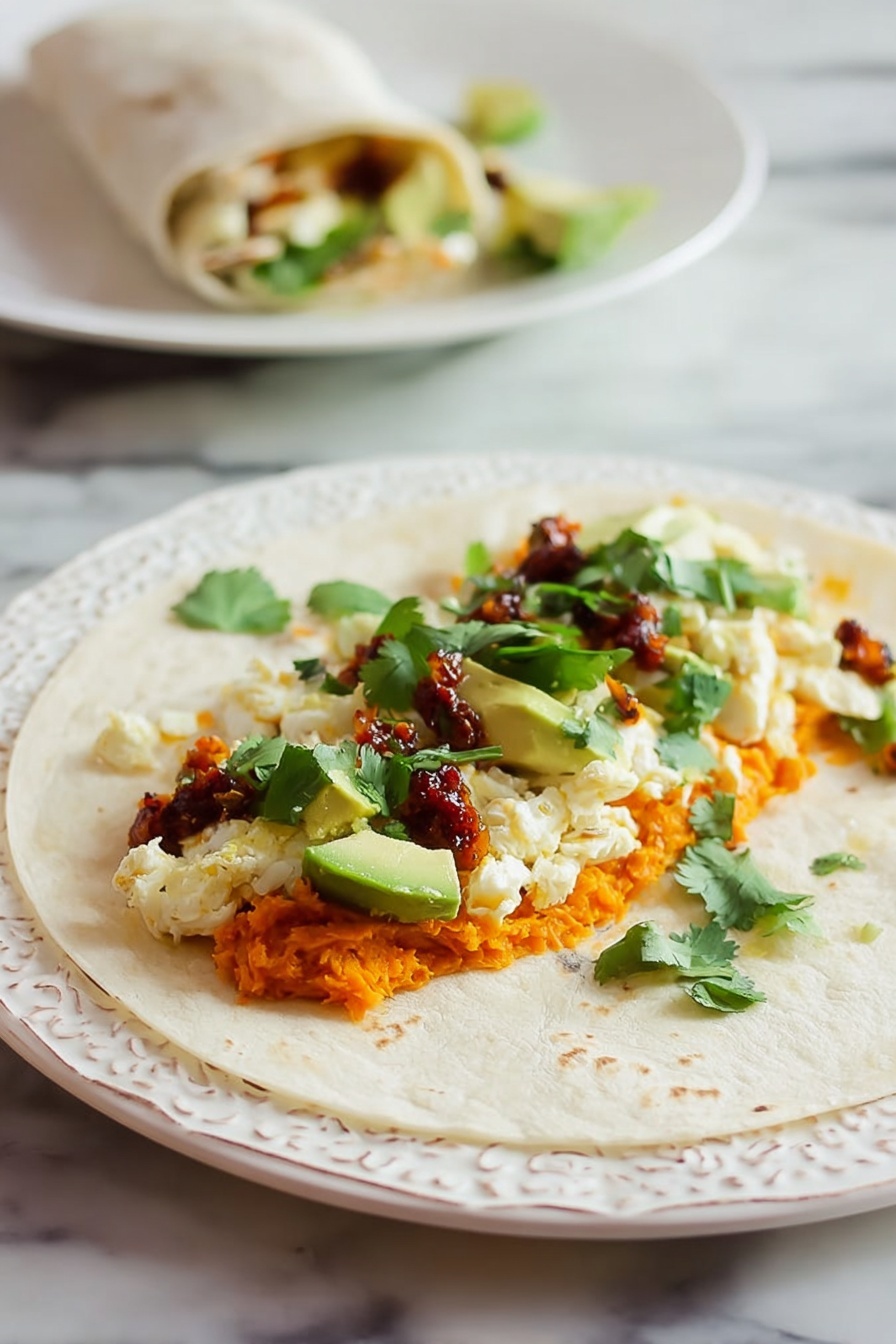 Sweet Potato Black Bean Breakfast Burritos: Hearty & Healthy