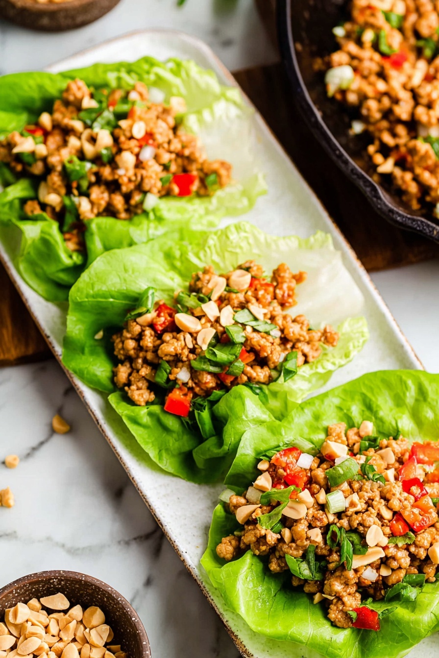 Asian Chicken Lettuce Wraps: Healthy & Flavorful Weeknight Dinner