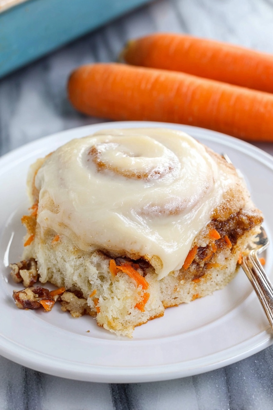 Carrot Cake Cinnamon Rolls with Cream Cheese Frosting – Irresistible ...