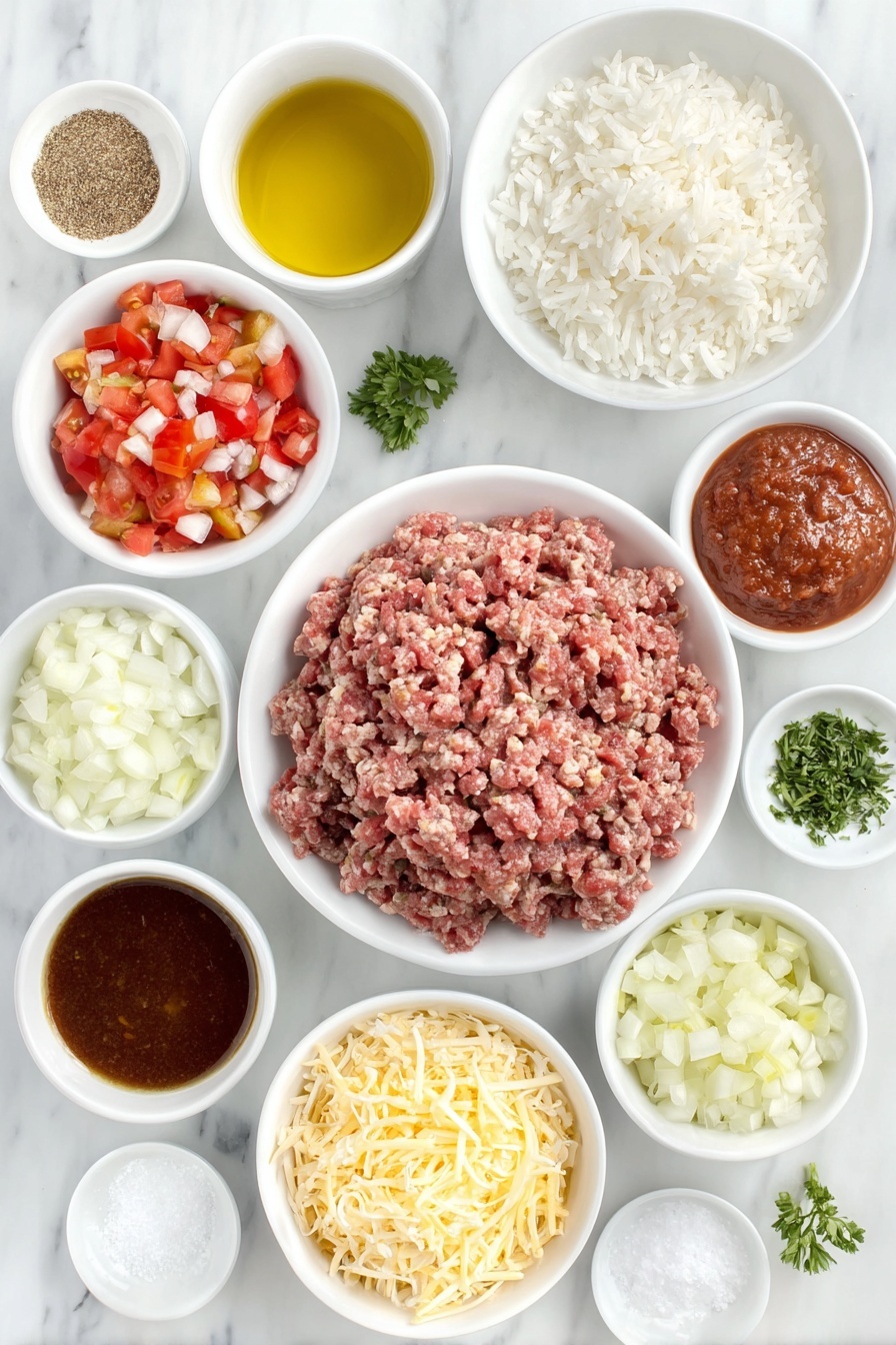 Stuffed Pepper Skillet with Ground Beef | Quick & Delicious